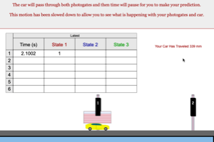 Predicting Time to Reach 3rd Photogate
